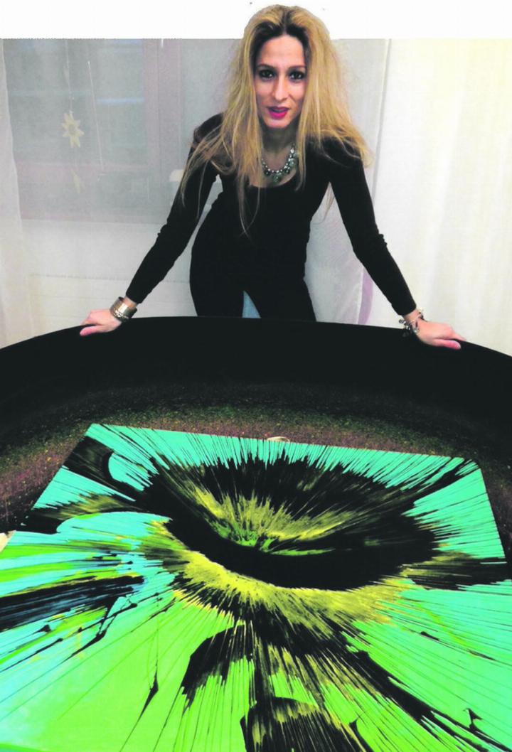 Explosion von Farben